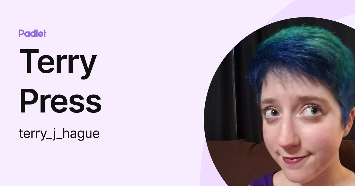 Terry Press (terry_j_hague) profile | Padlet