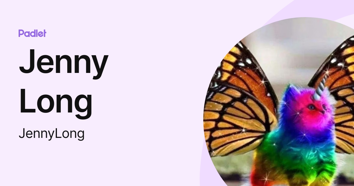 Jenny Long (JennyLong) profile | Padlet