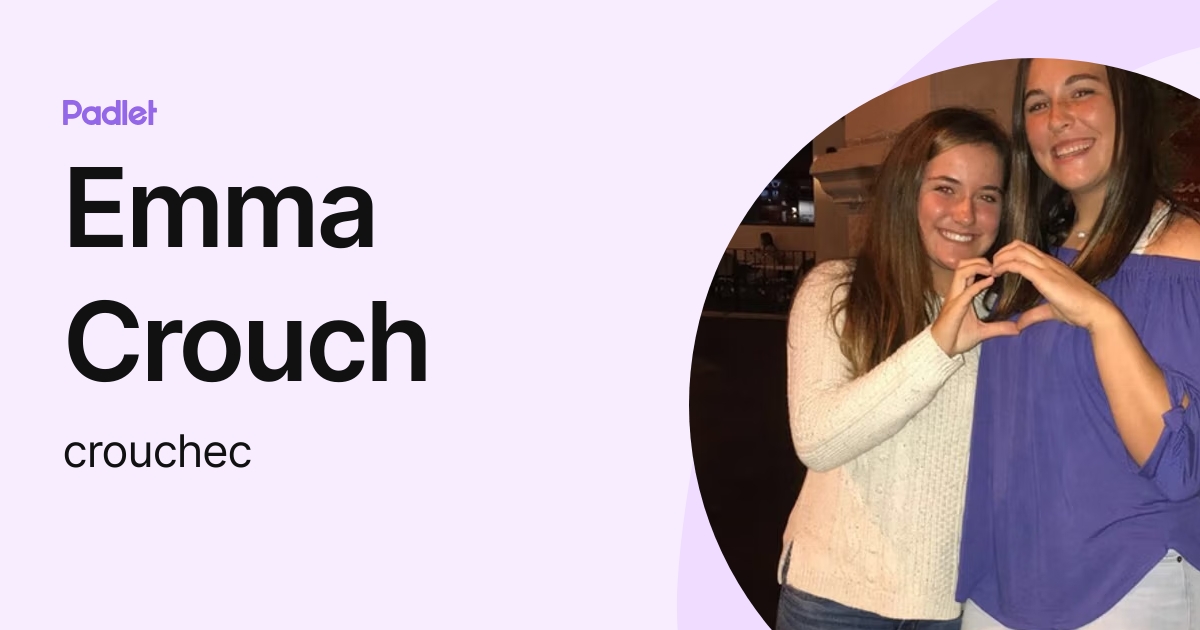Emma Crouch (crouchec) profile | Padlet