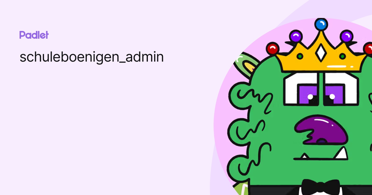 schuleboenigen_admin profile | Padlet
