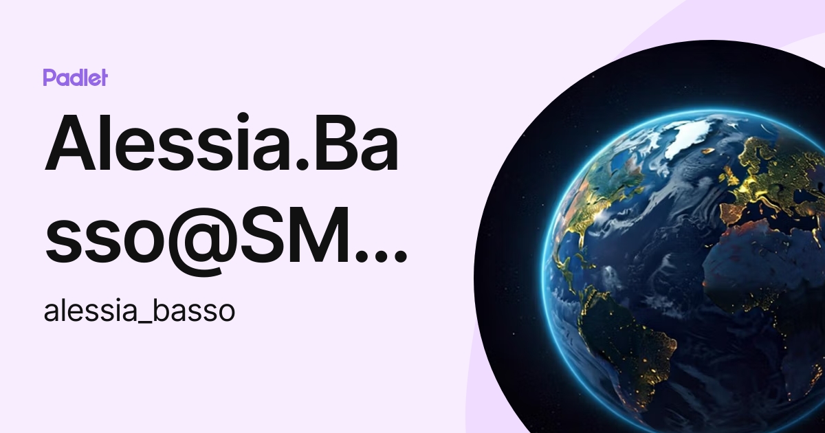 Alessia.Basso@SMC.sa.edu.au (alessia_basso) profile | Padlet