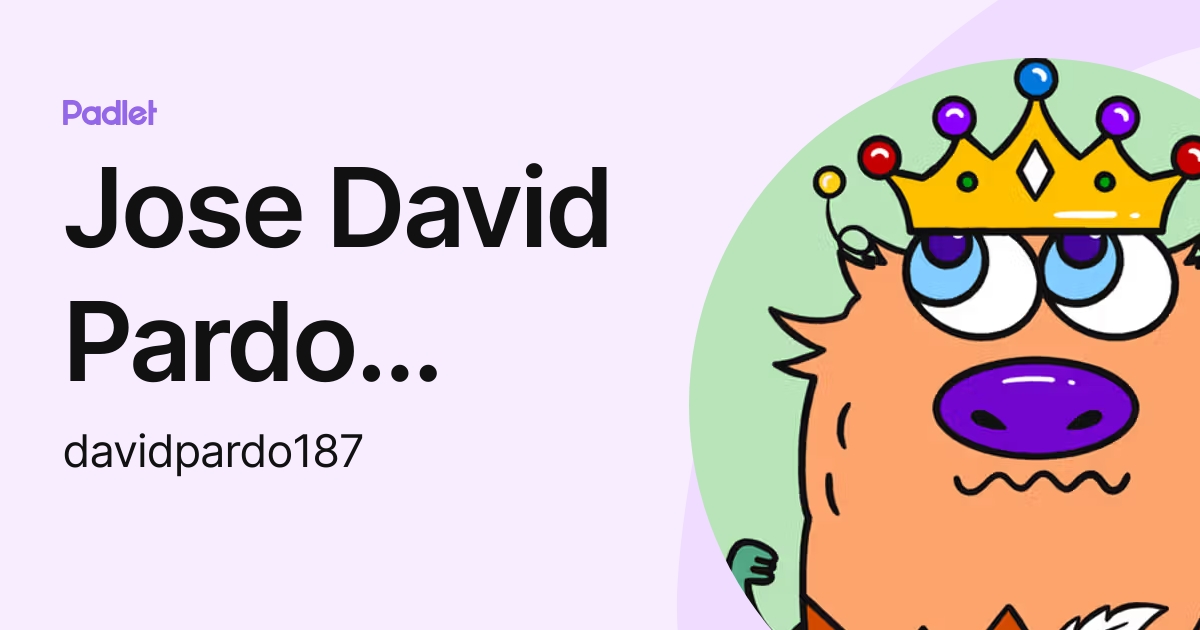 David Pardo (davidpardo187) profile | Padlet