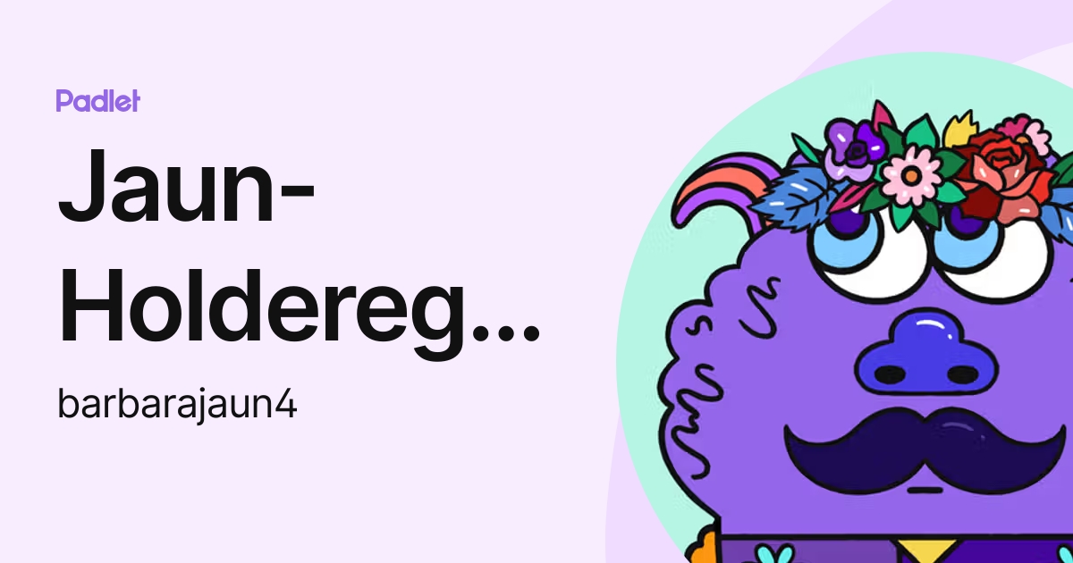Jaun-Holderegger, Barbara (barbarajaun4) profile | Padlet