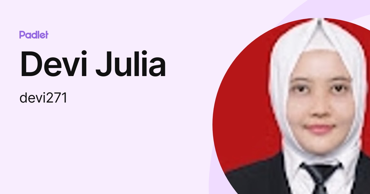 Devi Julia (devi271) profile | Padlet