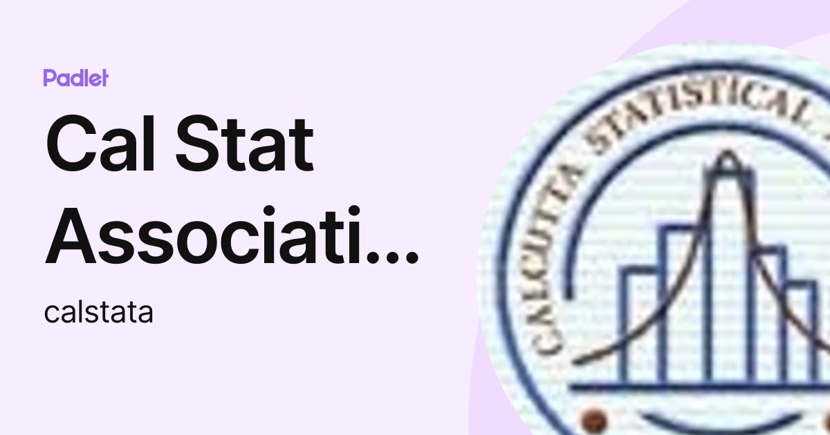 Cal Stat Association (calstata) profile | Padlet