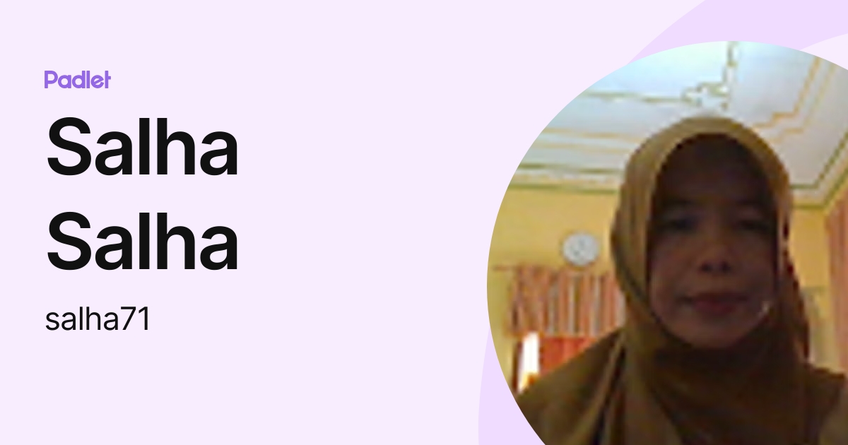 Salha Salha (salha71) profile | Padlet