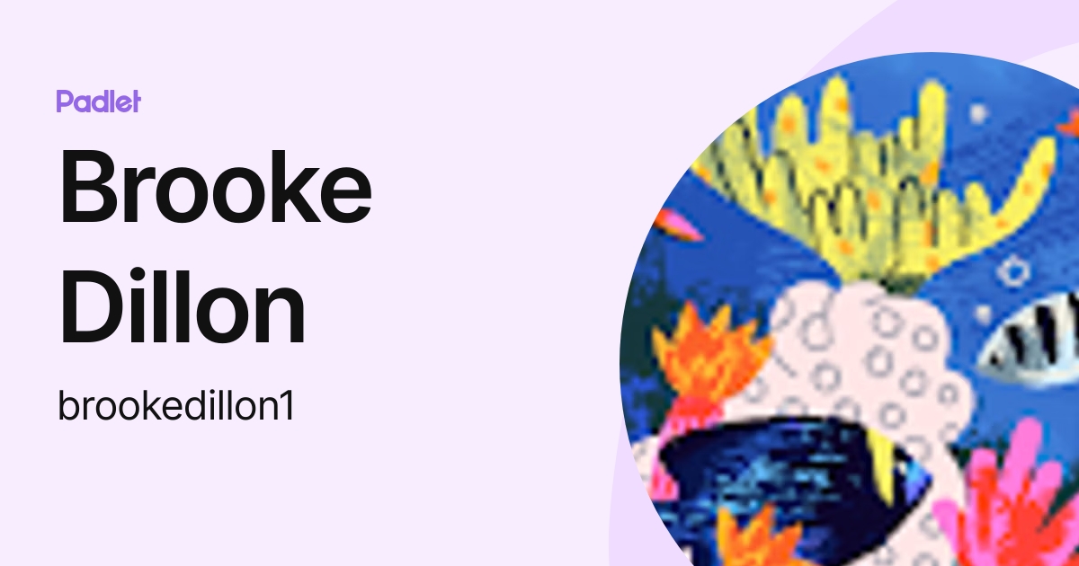 Brooke Dillon (brookedillon1) profile | Padlet