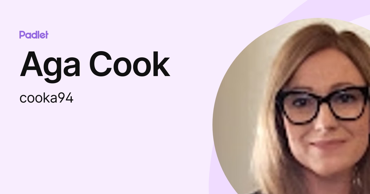 Aga Cook (cooka94) profile | Padlet