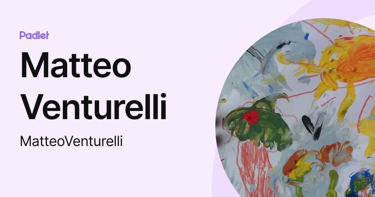 Matteo Venturelli (MatteoVenturelli) profile | Padlet