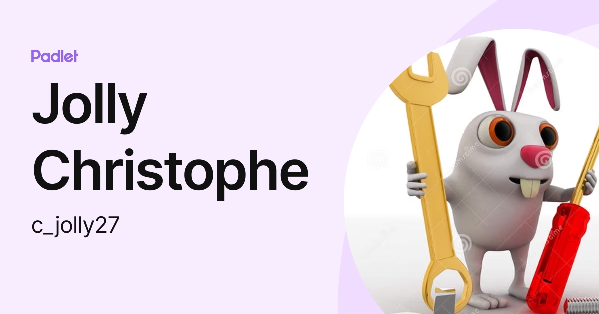 Jolly Christophe (c_jolly27) profile | Padlet