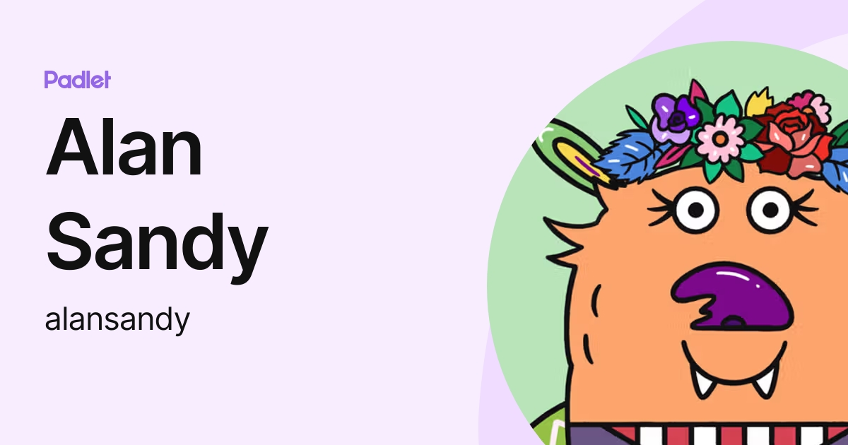 Alan Sandy (alansandy) profile | Padlet