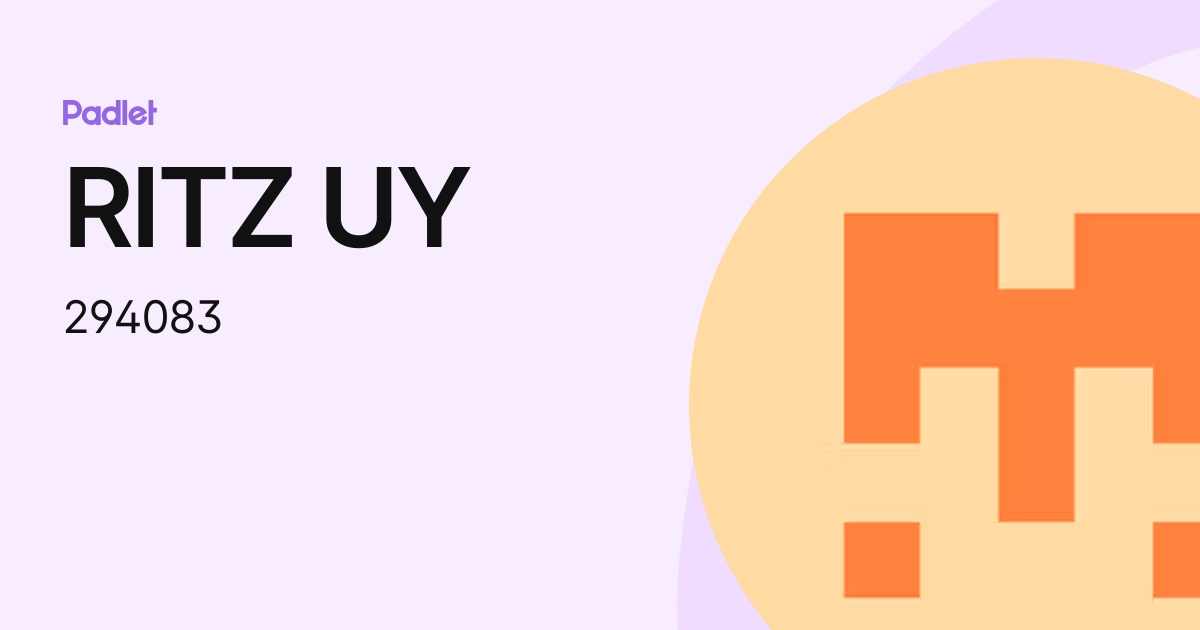 RITZ UY (294083) profile | Padlet