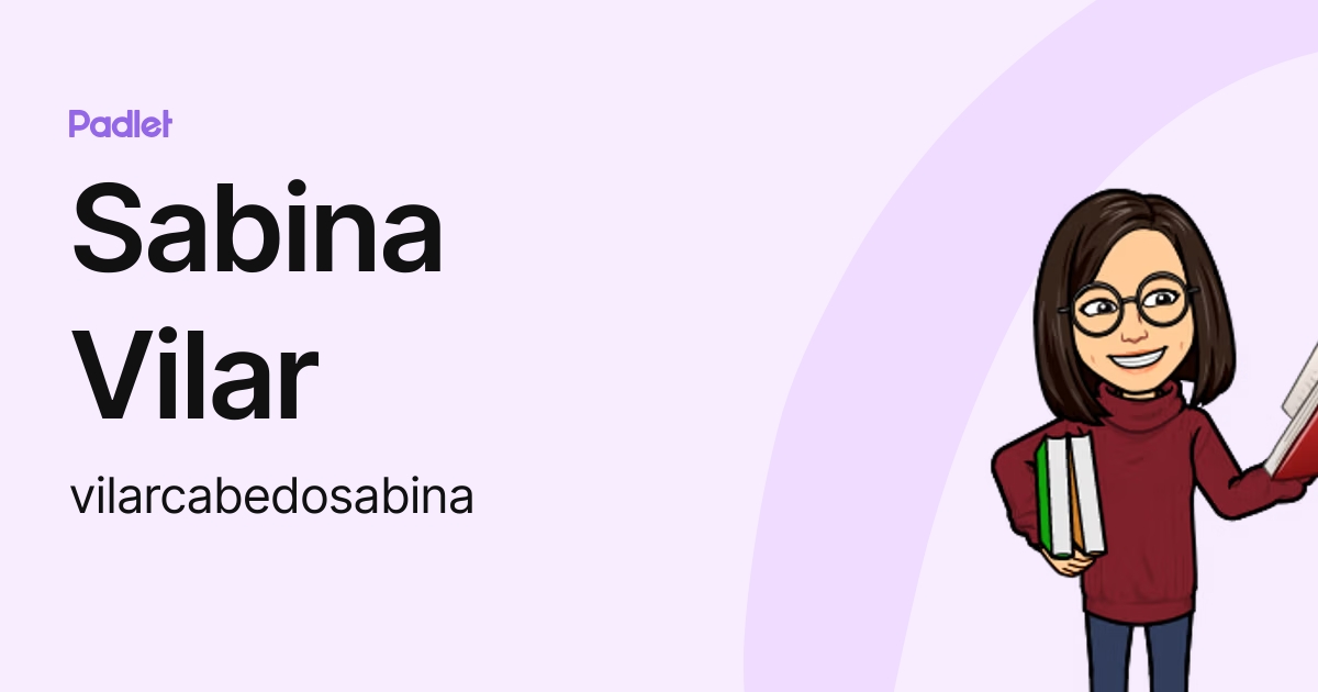 Sabina Vilar (vilarcabedosabina) profile | Padlet