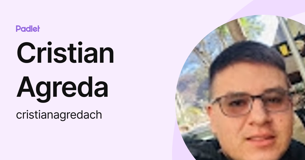 Cristian Agreda (cristianagredach) profile | Padlet