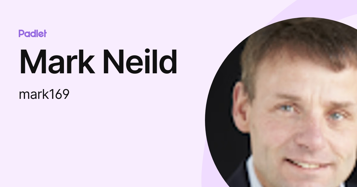 Mark Neild (mark169) profile | Padlet