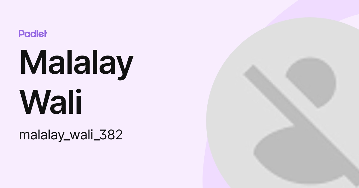 Malalay Wali (malalay_wali_382) profile | Padlet