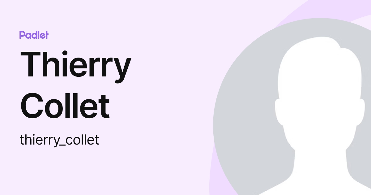 Thierry Collet (thierry_collet) profile | Padlet
