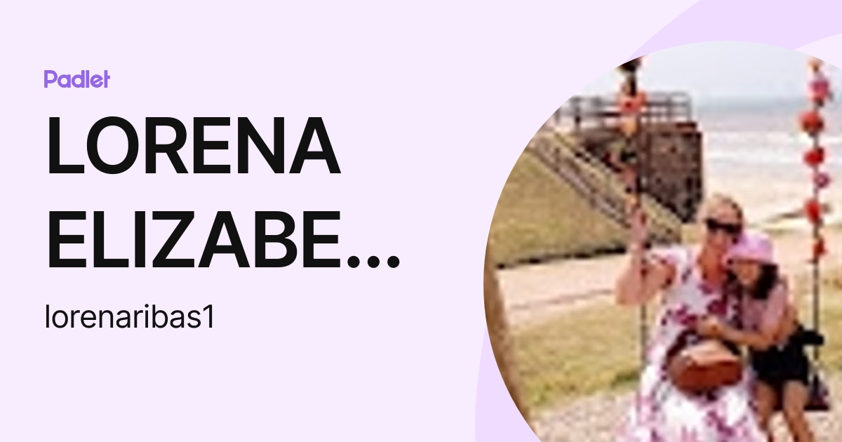 LORENA ELIZABETH RIBAS LARROSA (lorenaribas1) profile | Padlet