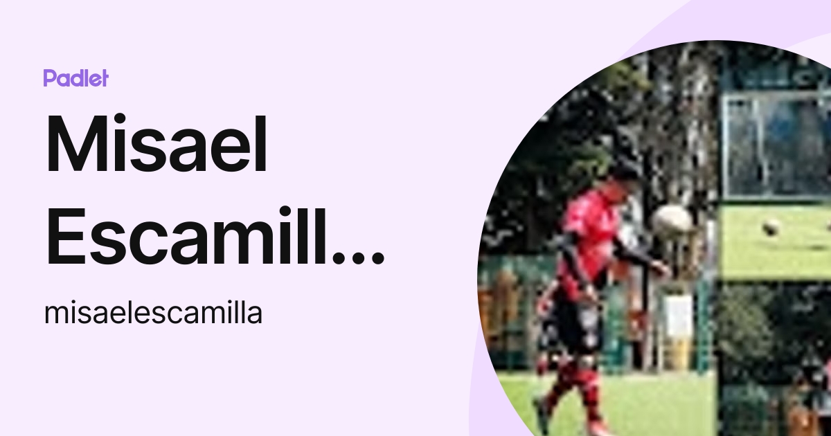 Misael Escamilla Vera (misaelescamilla) profile | Padlet