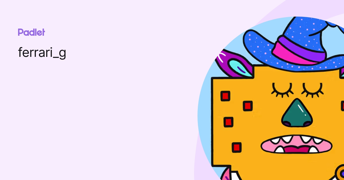 ferrari_g profile | Padlet