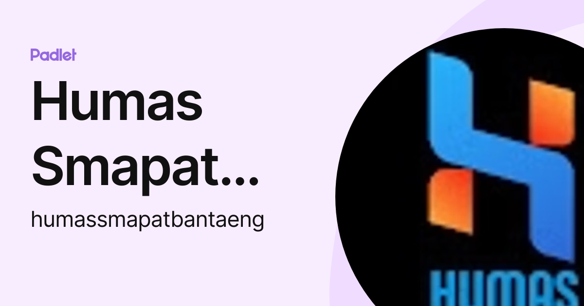 Humas Smapat Bantaeng (humassmapatbantaeng) profile | Padlet