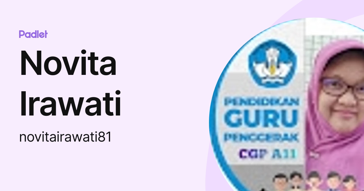 Novita Irawati (novitairawati81) profile | Padlet
