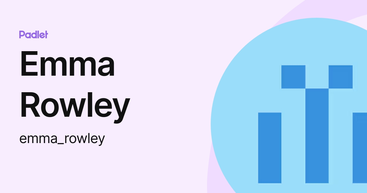 Emma Rowley (emma_rowley) profile | Padlet