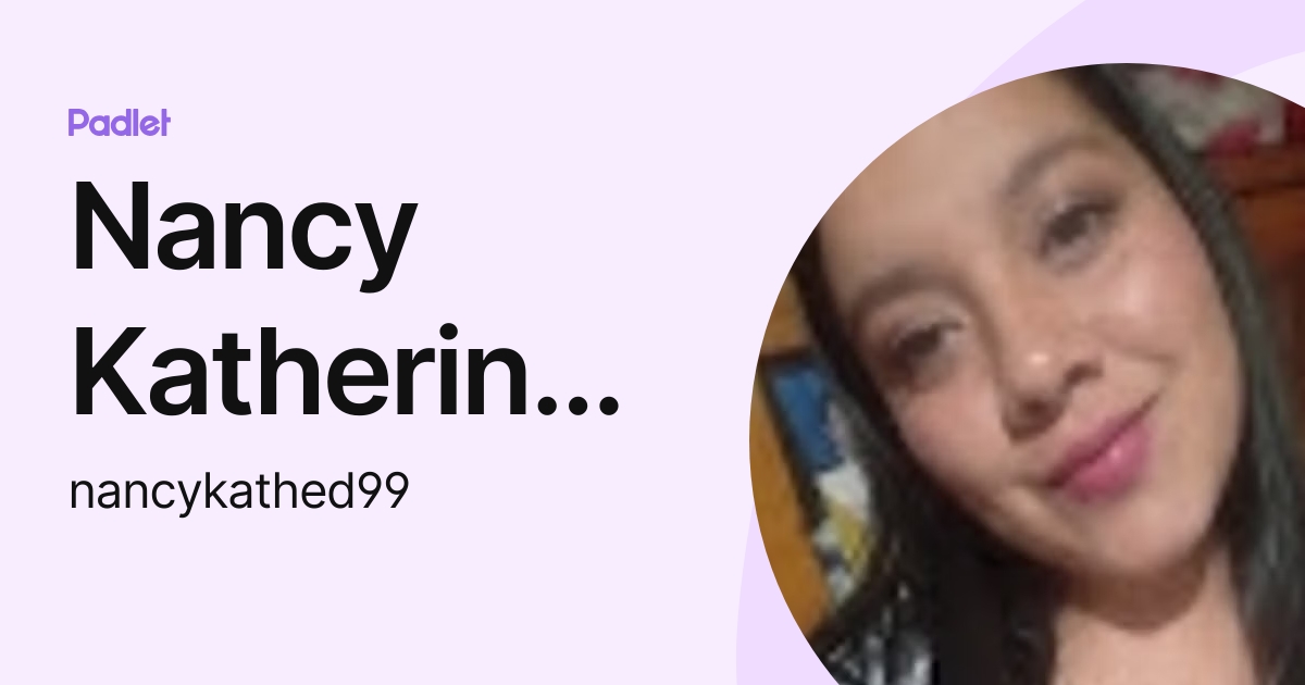 Nancy Katherine Duran Duran (nancykathed99) profile | Padlet