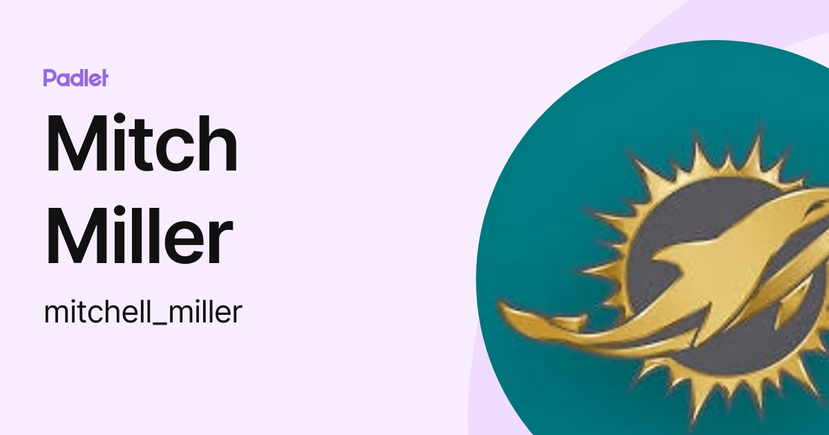 Mitch Miller (mitchell_miller) profile | Padlet