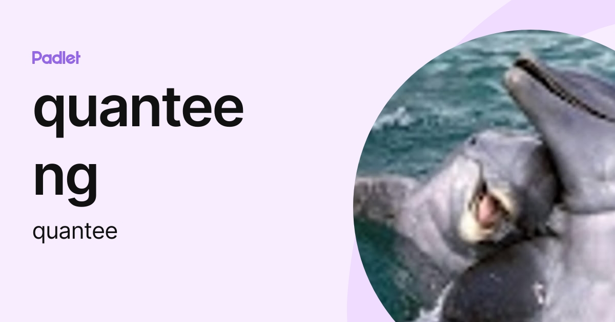 quantee ng (quantee) profile | Padlet