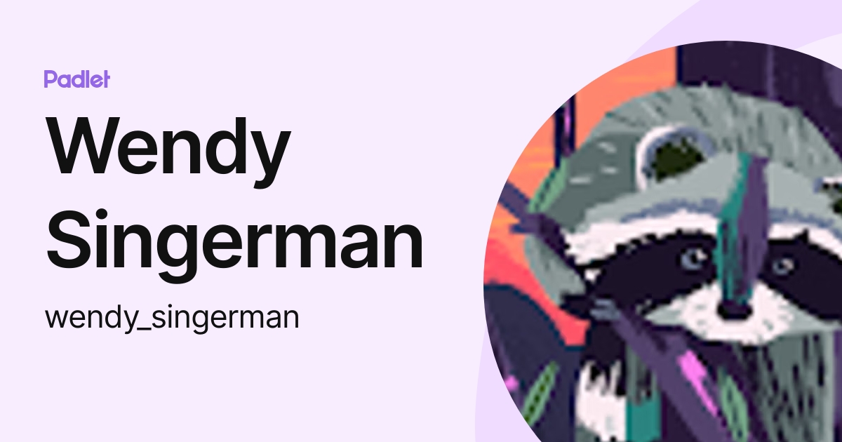 Wendy Singerman (wendy_singerman) profile | Padlet