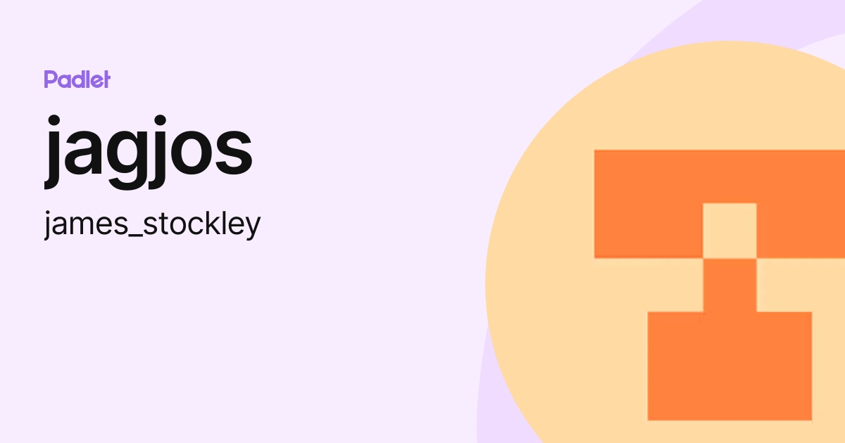 jagjos (james_stockley) profile | Padlet