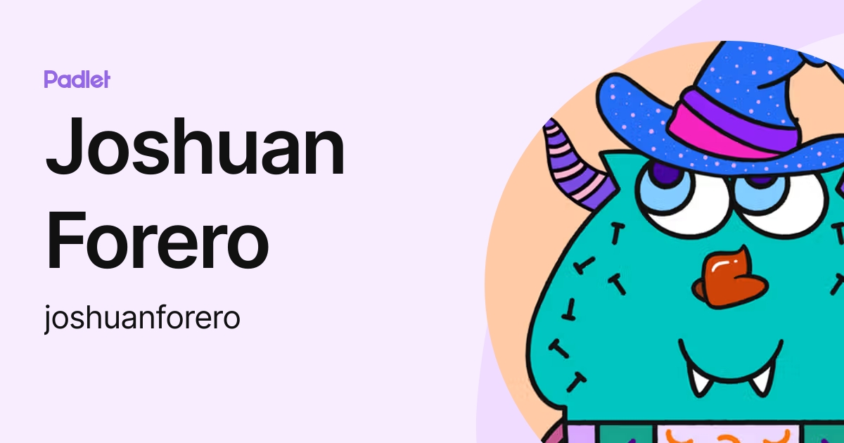 Joshuan Forero (joshuanforero) profile | Padlet