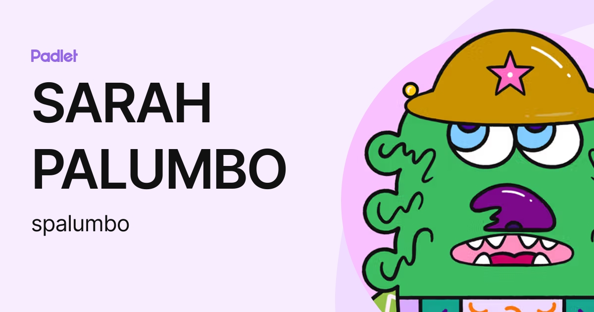 SARAH PALUMBO (spalumbo) profile | Padlet