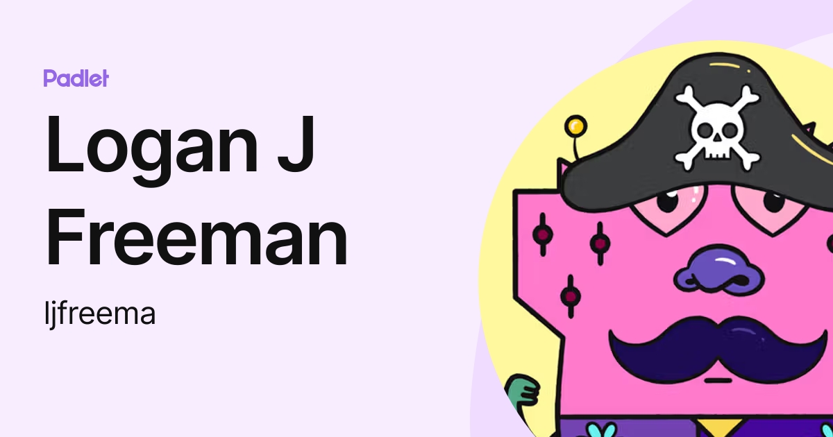 Logan J Freeman (ljfreema) profile | Padlet