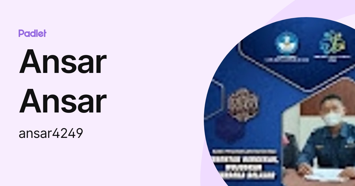 Ansar Ansar (ansar4249) profile | Padlet