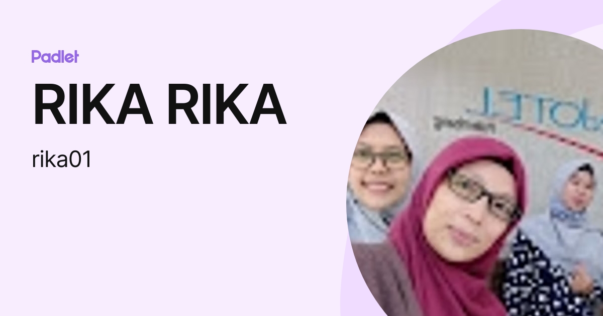 RIKA RIKA (rika01) profile | Padlet
