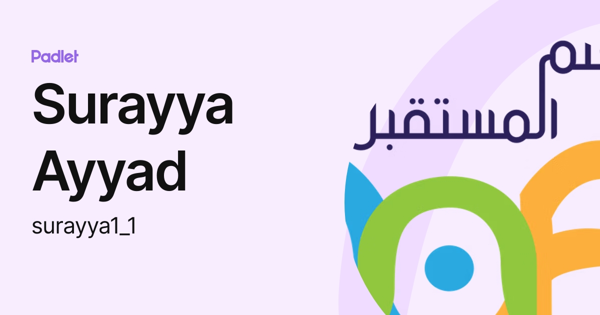 Surayya Ayyad (surayya1_1) profile | Padlet