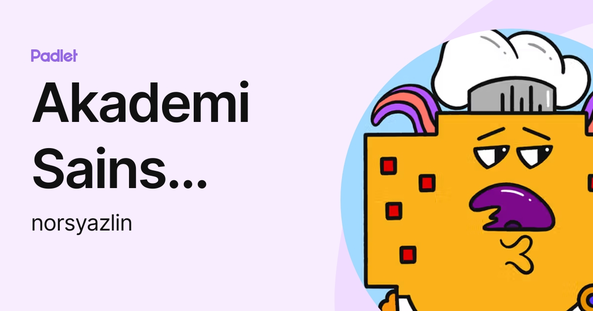 Akademi Sains Malaysia (norsyazlin) profile | Padlet