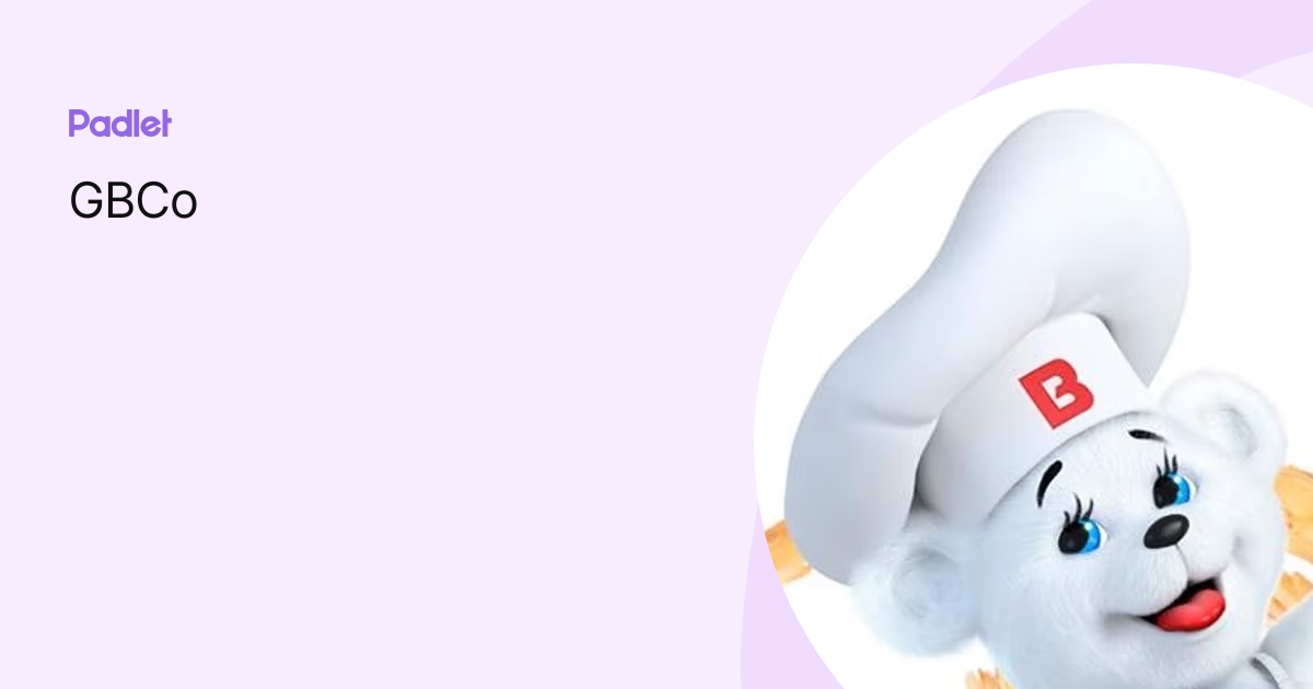 GBCo profile | Padlet