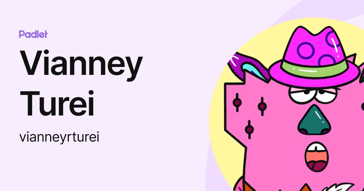 Vianney Turei (vianneyrturei) profile | Padlet