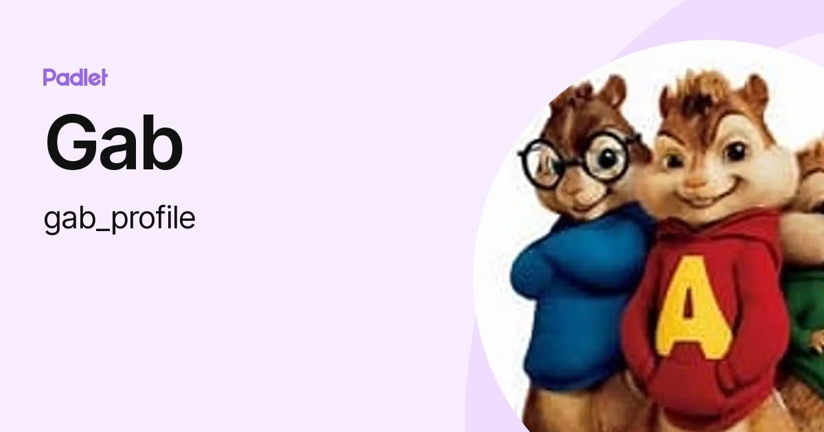 Gab (gab_profile) profile | Padlet