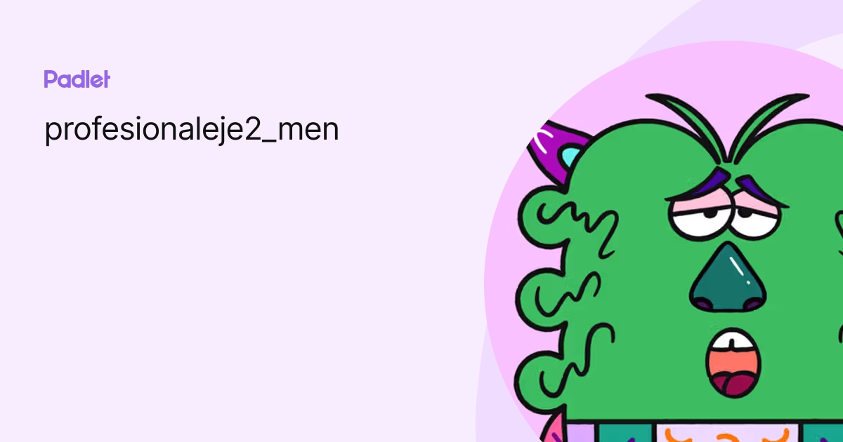 profesionaleje2_men profile | Padlet