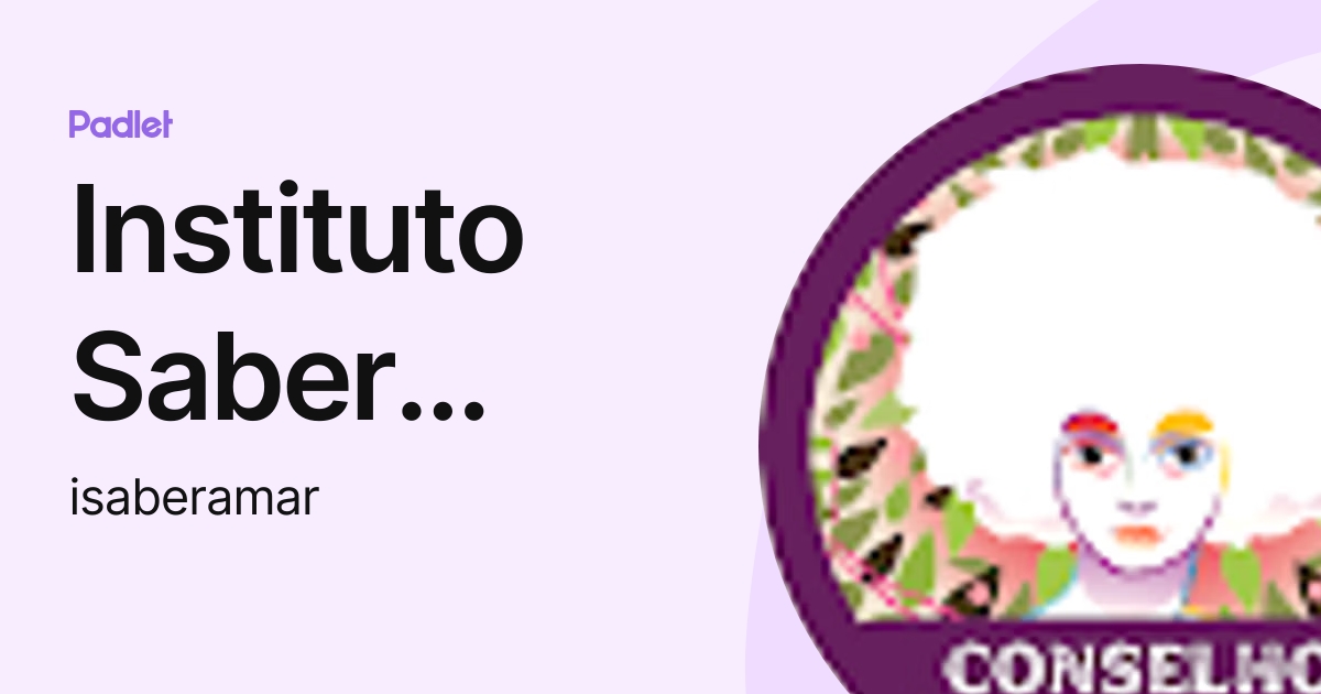 Instituto Saber Amar (isaberamar) profile | Padlet