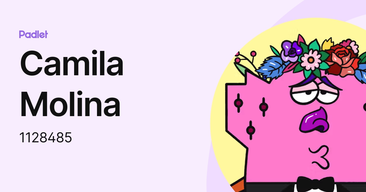 Camila Molina (1128485) profile | Padlet