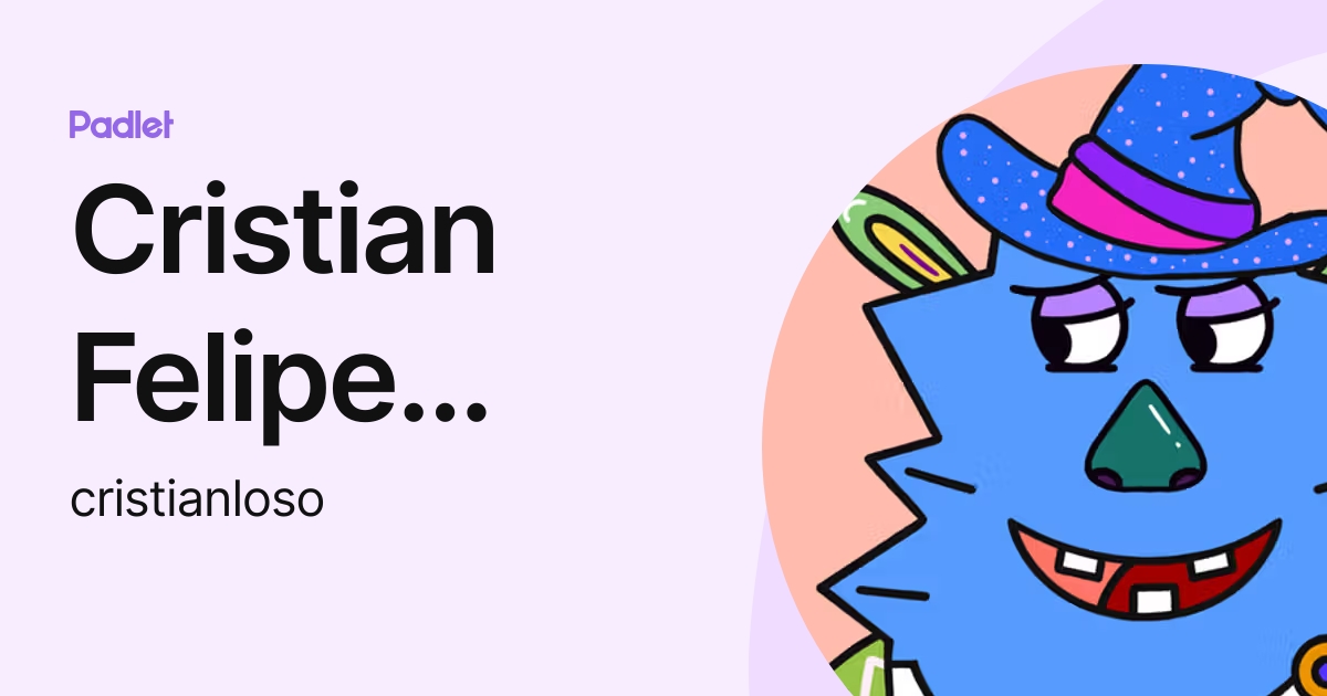 Cristian Felipe Lombo Solano (cristianloso) profile | Padlet