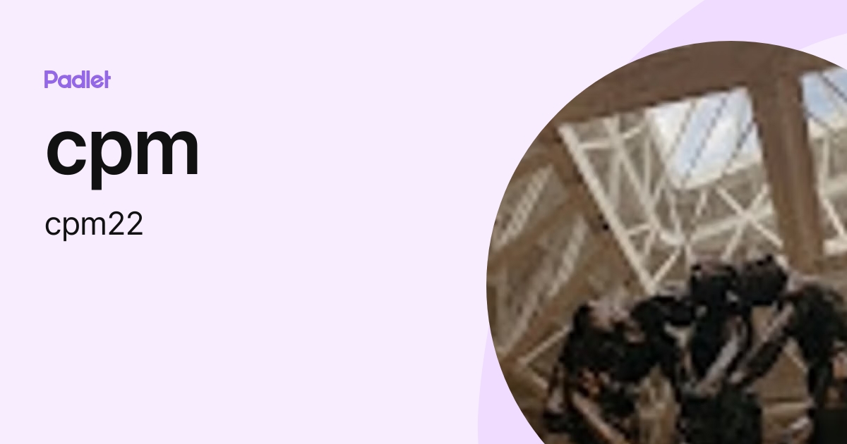 cpm (cpm22) profile | Padlet