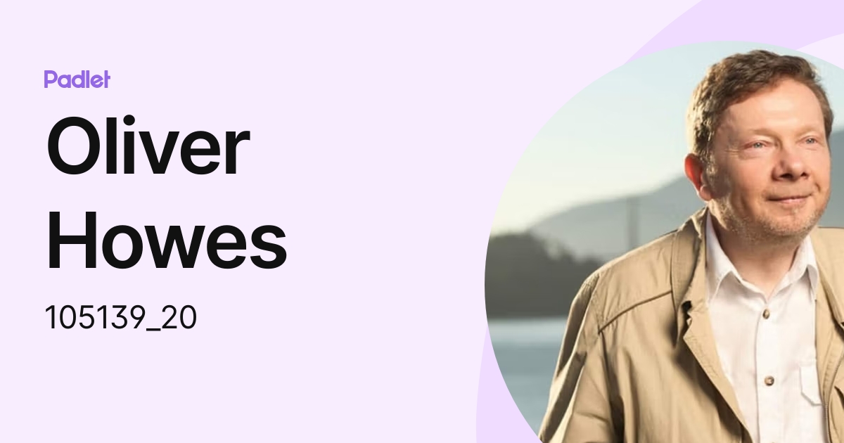 Oliver Howes (105139_20) profile | Padlet