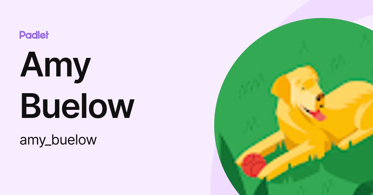 Amy Buelow (amy_buelow) profile | Padlet