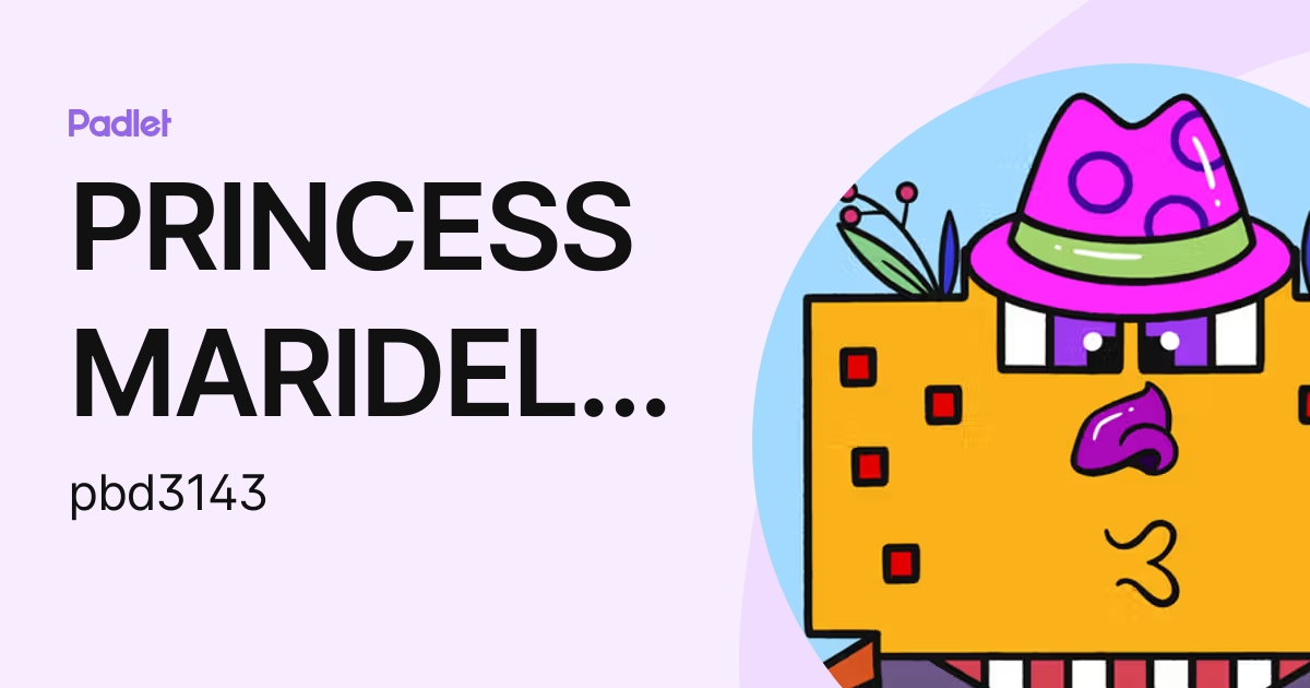 PRINCESS MARIDEL B. DE VERA (pbd3143) profile | Padlet